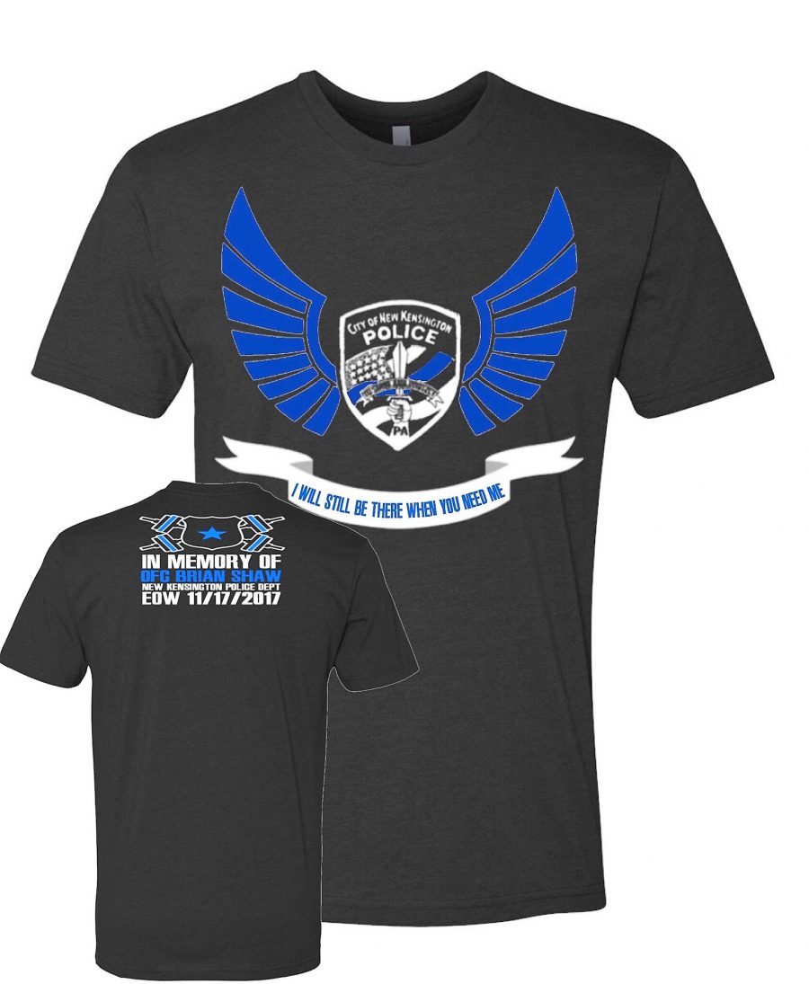 Officer Brian Shaw Memorial Tee-Shirts | Penn Hills Police Department